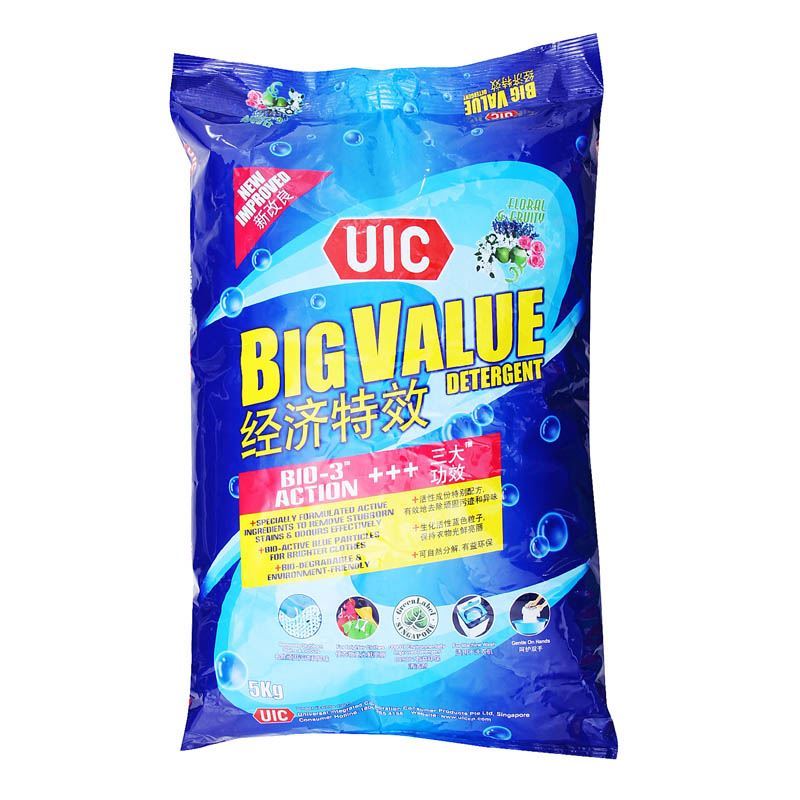 UIC Big Value Detergent Powder Regular - 5 Kg
