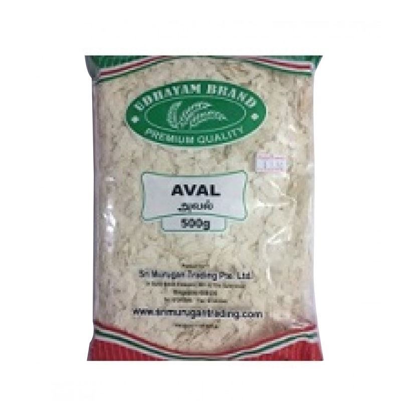 Sri Murugan Medium Poha (Rice Flakes) - 500 g