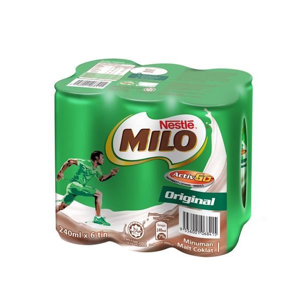 MILO ACTIV GO Can - 6 x 240 ml