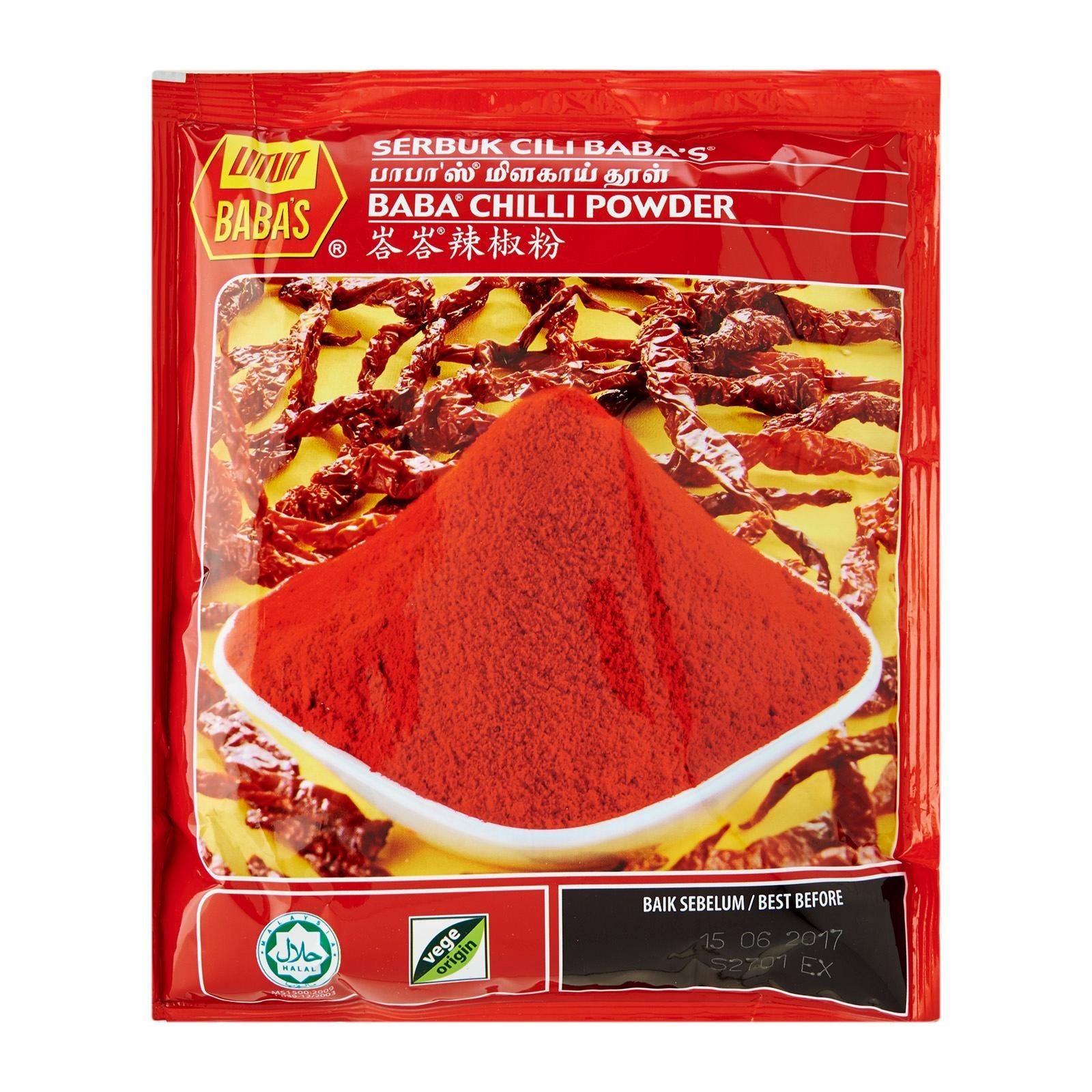 Baba's Chilli Powder 250 G in Singapore | Organic Baba's Chilli Powder ...