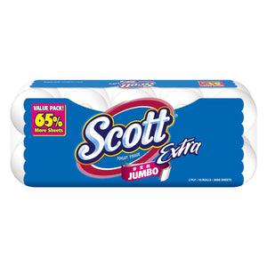 Scott Extra Jumbo 2 Ply Toilet Tissue - 10 Rolls (300 Sheets)