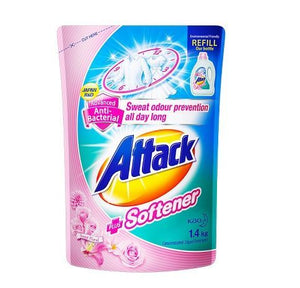 Attack Liquid Detergent Plus Softener Refill - 1.4 Kg