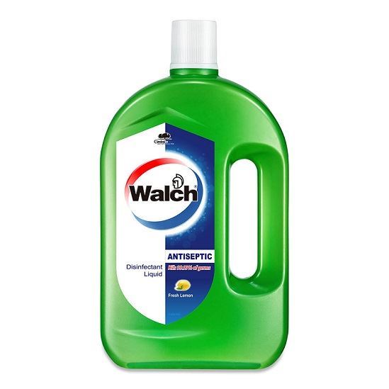 Walch Antiseptic Disinfectant Liquid Cleaner With Lemon (2X) - 1 Litre