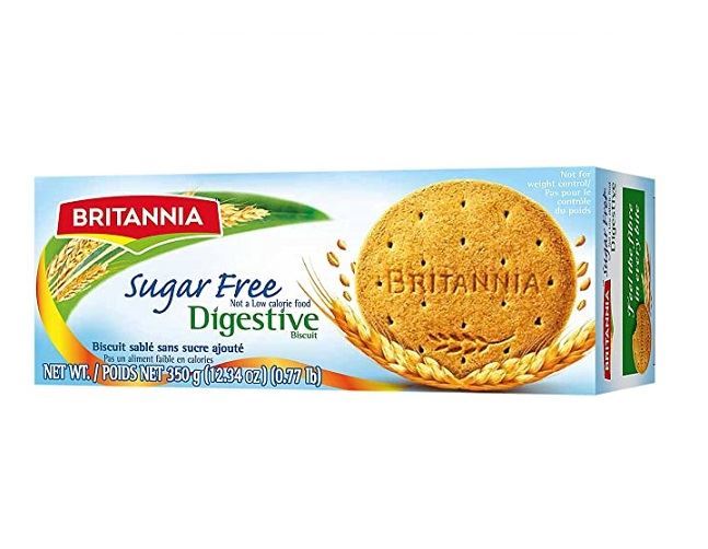 Britannia Digestive Cookies Sugar Free - 350 g