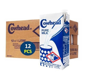 Cowhead UHT Full Cream Milk 12 X 1L Online in Singapore | Cowhead UHT ...