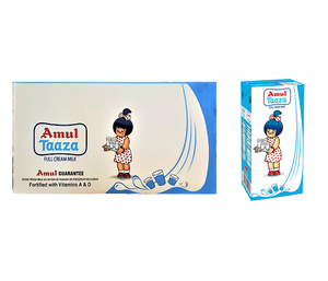 Amul Taaza Full Cream UHT Milk 12 x 1 L Online in Singapore | Amul ...
